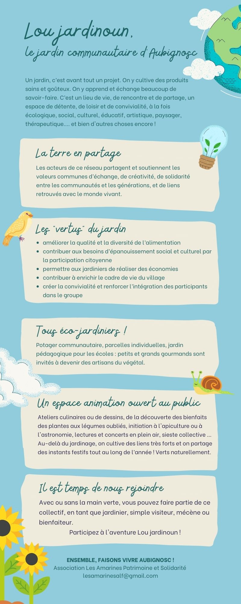 Associations de la commune d'Aubignosc